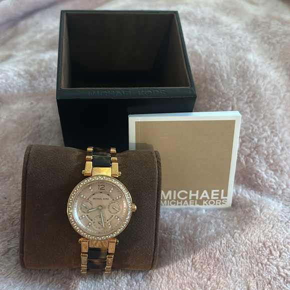 Michael Kors | Accessories | Michael Kors Womens Parker Rose Gold ...